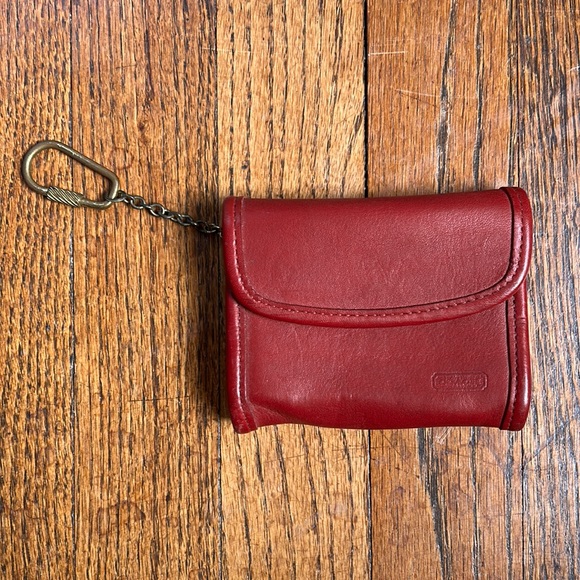 Coach | Bags | Vintage Coach Red Multifunction Coin Purse Wallet | Poshmark